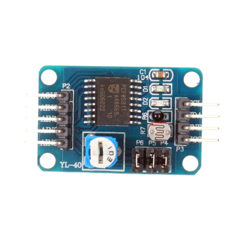 AD/DA converter module, photoresistor