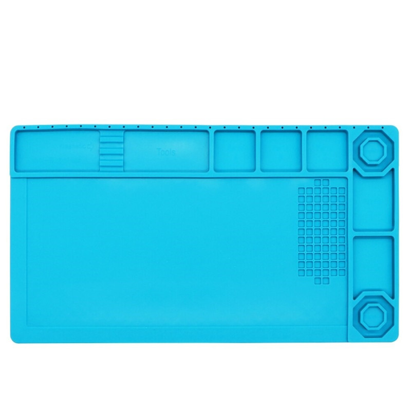 Silicone pad for workbench, heat resistant, 380 x