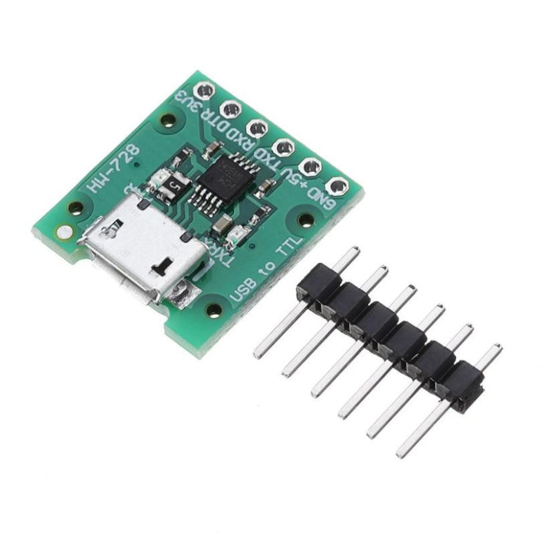 USB to TTL converter module, CH340E, MSOP10