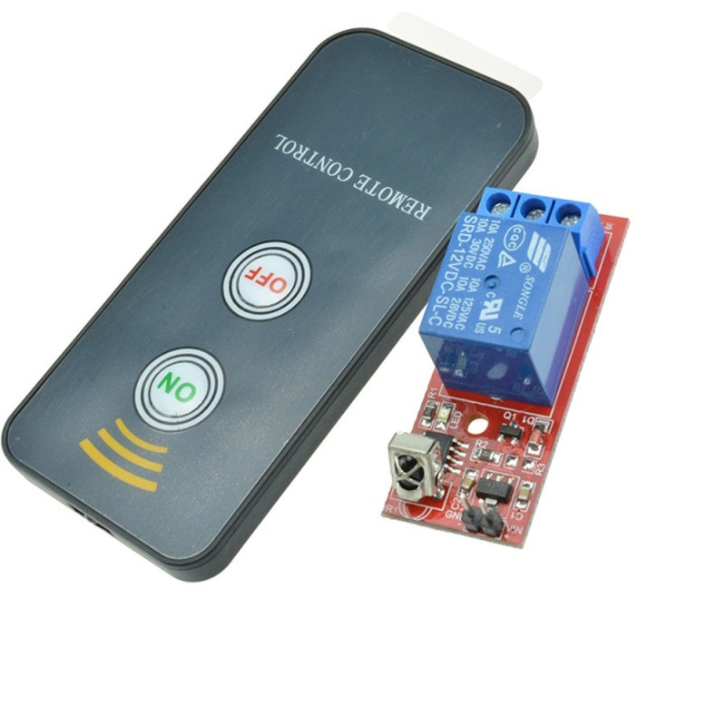 Modul releu cu telecomanda IR, 12V, 1 canal