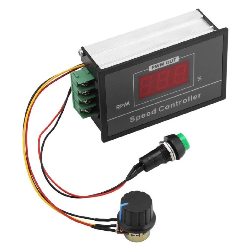 Panel speed controller, PWM, 6-60VDC, 0-100%