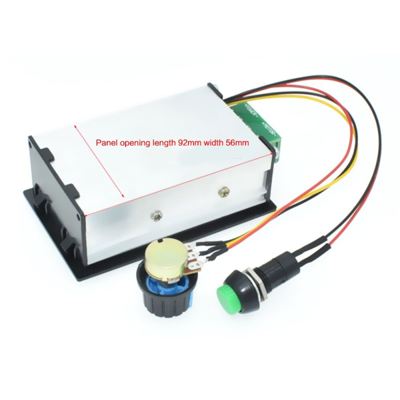 Panel speed controller, PWM, 6-60VDC, 0-100%