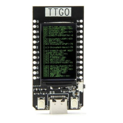 TTGO T-Display development board, ESP32, WiFI
