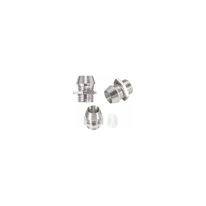 Suport LED 5mm Metal cu Izolator Plastic Montaj Panou