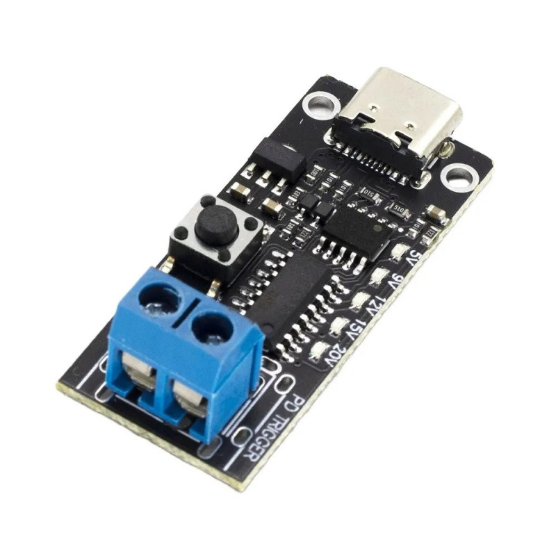 PD and QC trigger module, 5V, 9V, 12V, 15V, 20V