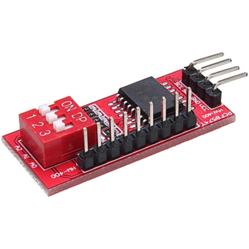 Modul extindere porturi I2C, PCF8574, suport