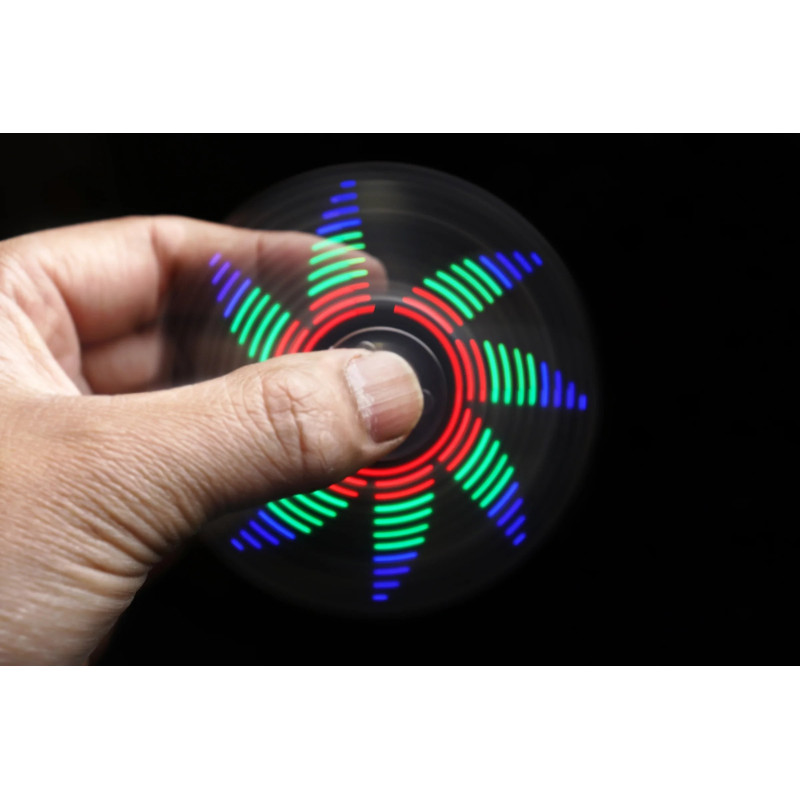 DIY Fidget Spinner Kit with SMD LED requires 3x CR1620