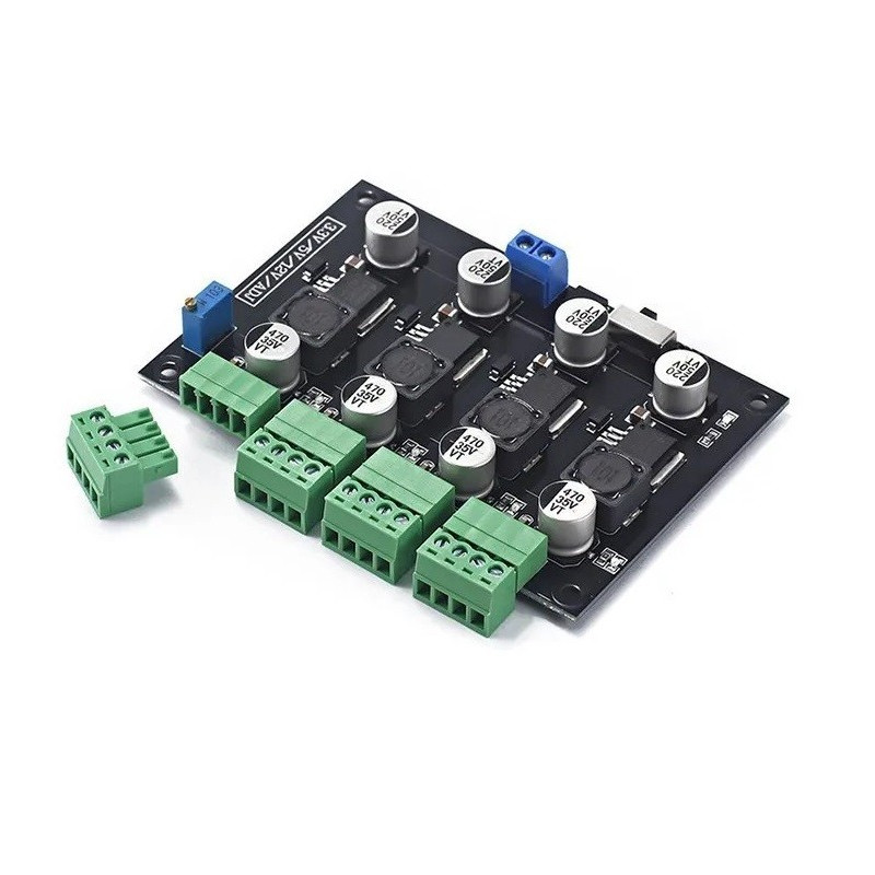 Voltage step-down module, multichannel, LM2596