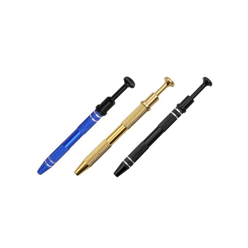 Metal integrated circuit extractor 4 tweezers 120mm PCB IC
