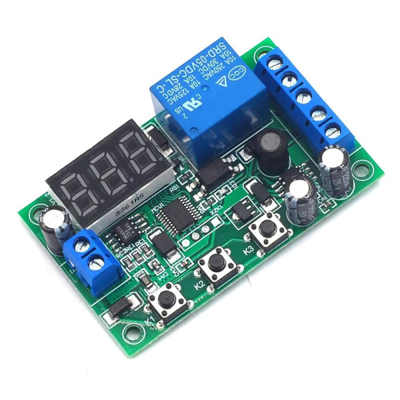 DC current detection relay module, with display