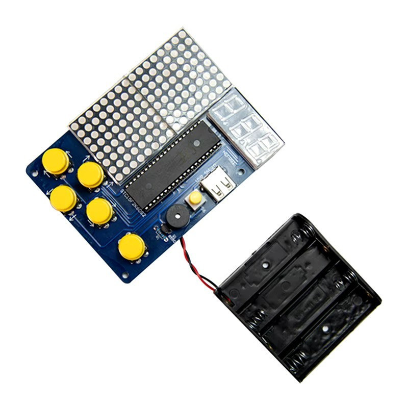 DIY retro game console kit, with case