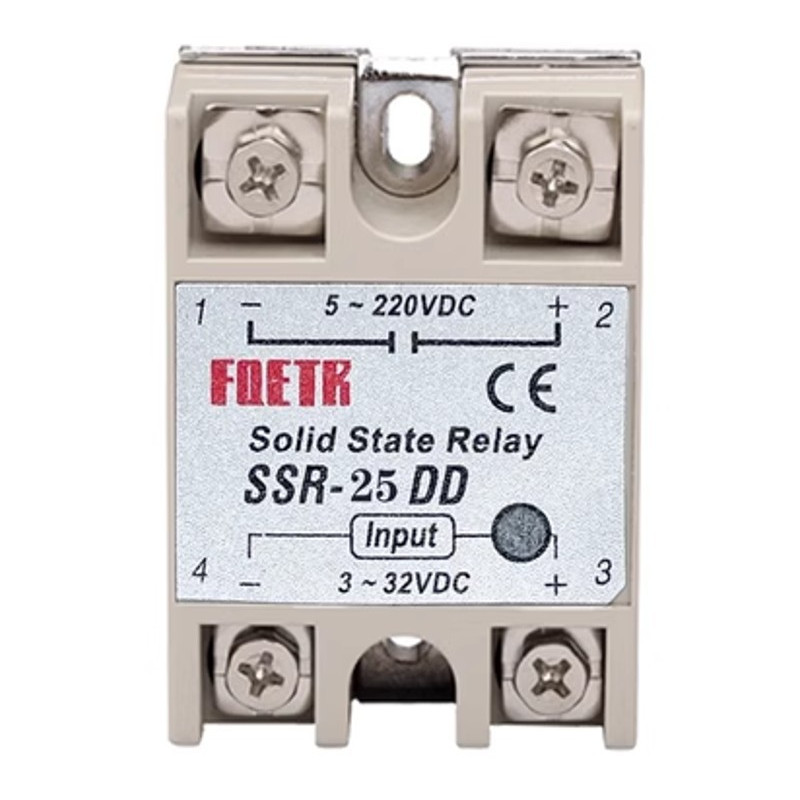 Releu Solid State, SSR-25DD, 25A, 5-200VDC
