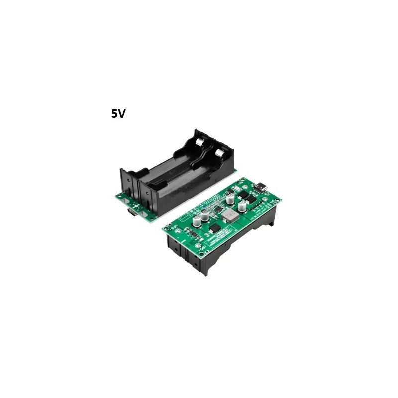 Modul UPS 5V, 15W, 18650, Type-C, 5V-IN