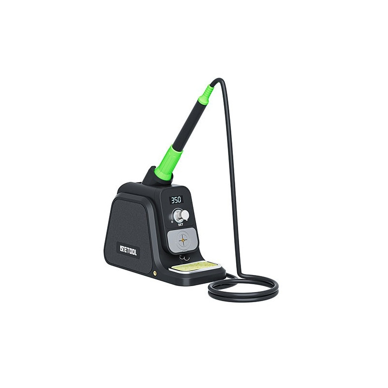 Statie de lipit SMD AE380D 80W, afisaj digital, PID