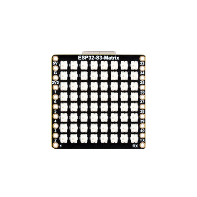 ESP32-S3-Matrix Entwicklungsboard mit 8x8 RGB-Matrix, 6-DOF IMU