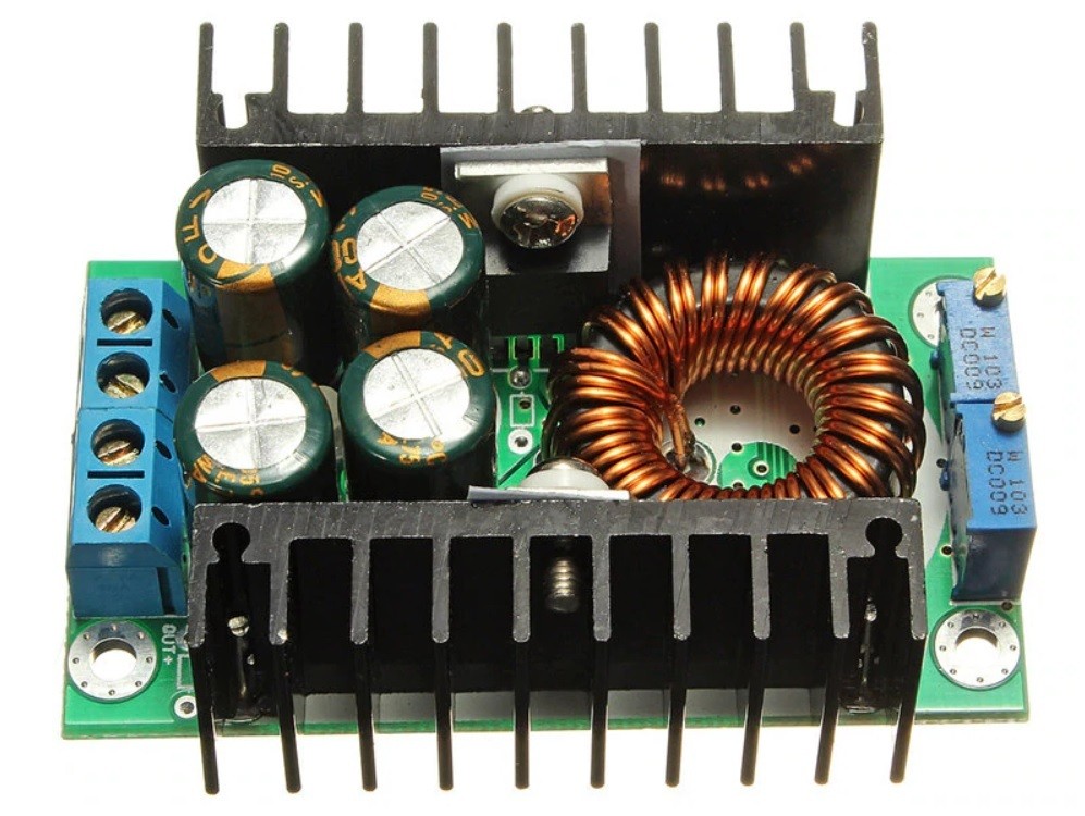 XL4016 adjustable step-down power supply module 150W 6A 7-32V