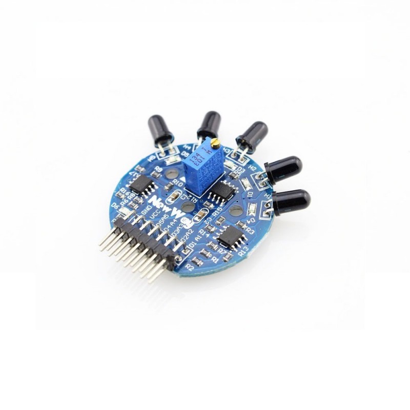 5 Channel Flame Sensor Module for Robot Fire Alarm