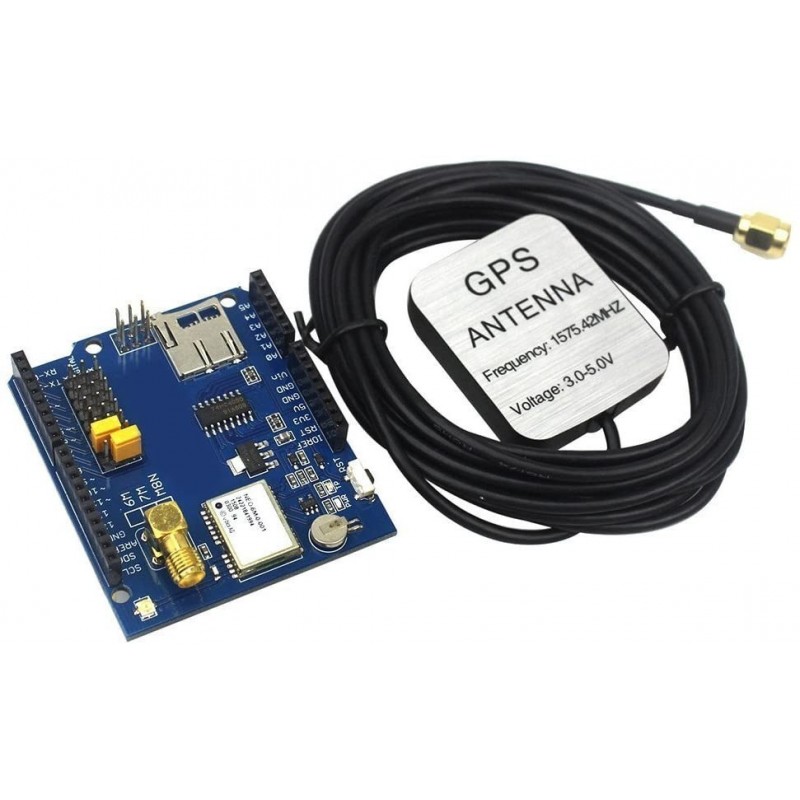 GPS Shield GPS record expansion With Antenna