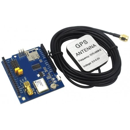 GPS Shield GPS record expansion With Antenna
