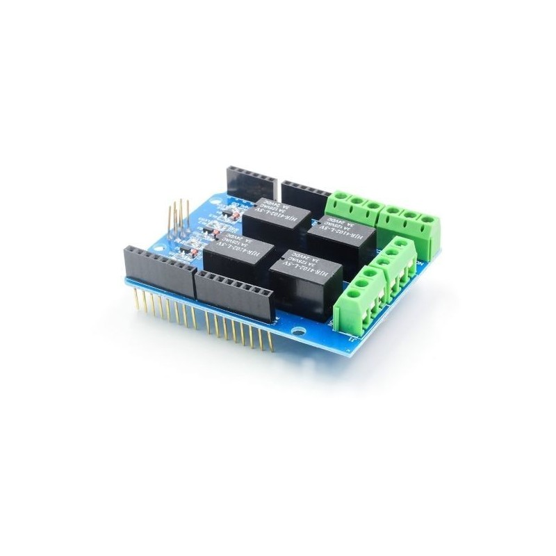 4 channel 5v relay shield module, Four channel relay control board ...