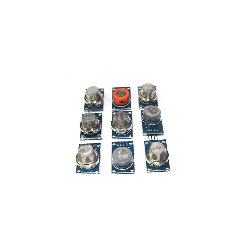 Sensor kit MQ2 MQ3 MQ4 MQ5 MQ6 MQ7 MQ8 MQ9 MQ135 sensor each 1pc Diy