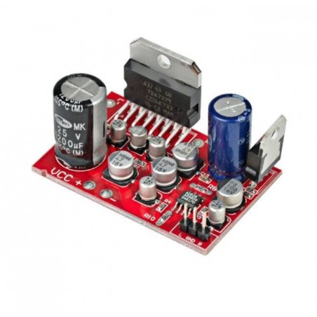Amplifiers o DC 12V TDA7379 38W+38W Stereo Amplifier Board AD828 Preamp ...